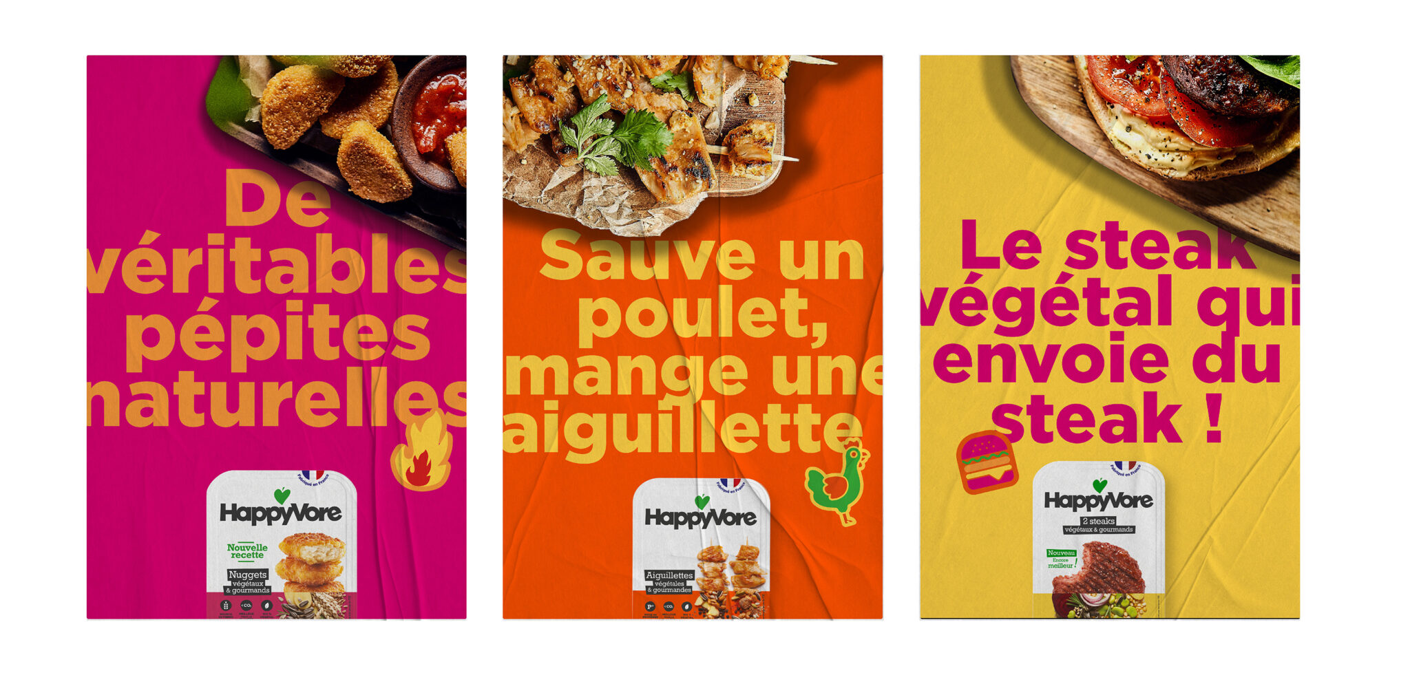 Plateforme Identité Visuelle Packagings HappyVore - d'Artagnan