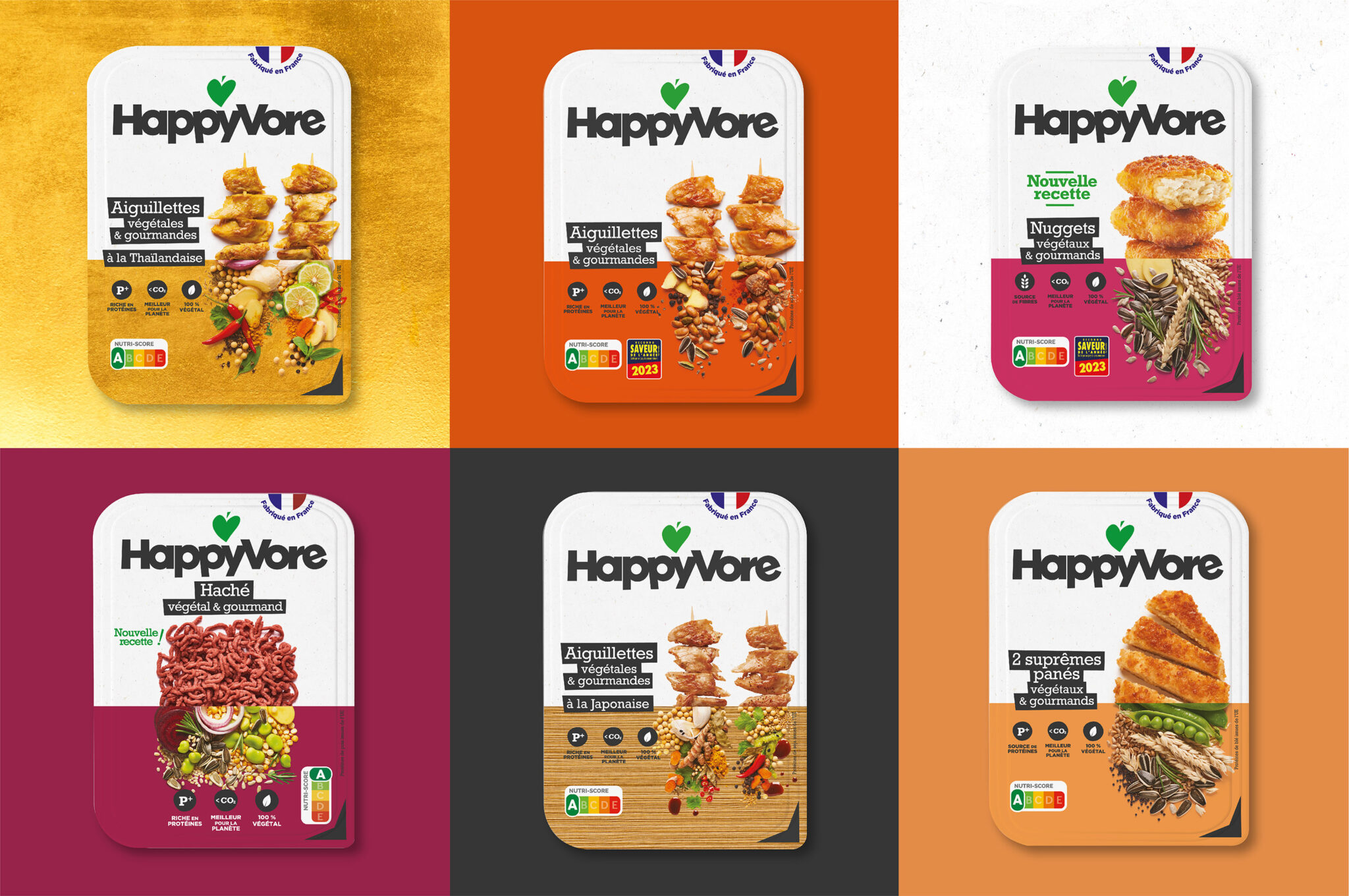 Plateforme Identité Visuelle Packagings HappyVore - d'Artagnan
